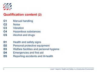 L1 Health & Safety in construction environment powerpoint | PPTX