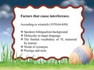 L1 interference | PPTX