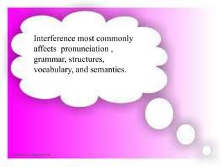 L1 interference | PPTX