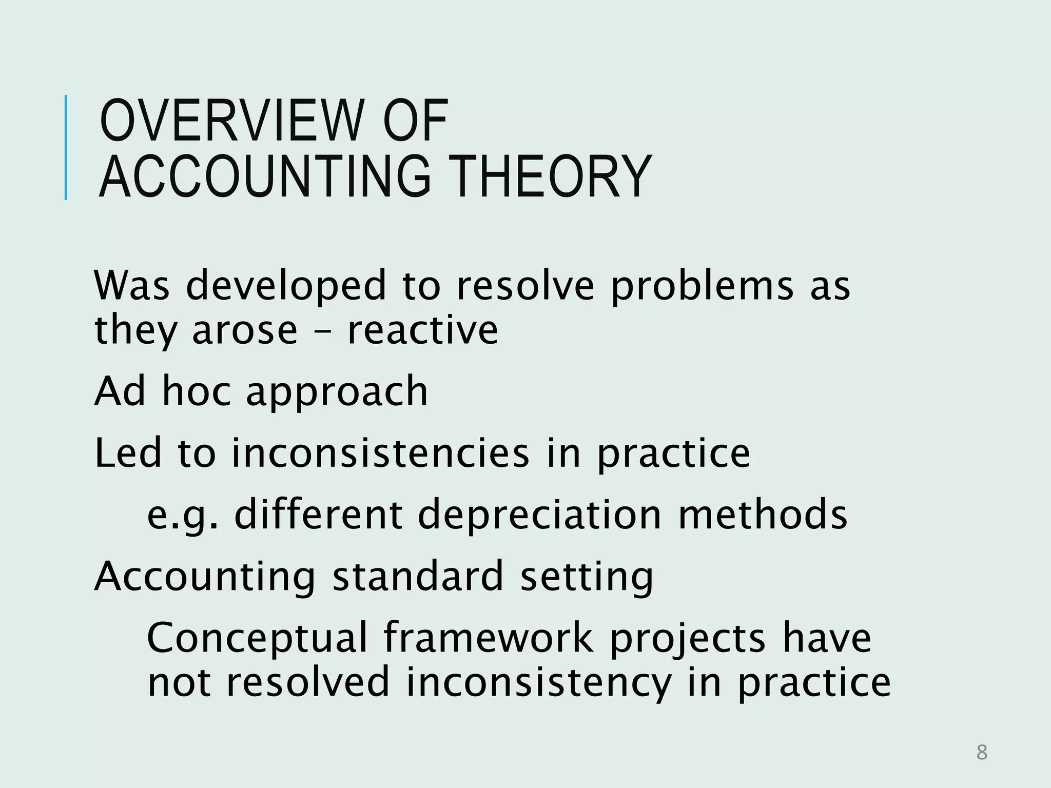 An Introduction to Accounting Theory | PPTX
