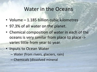 L1 introduction to oceans | PPT