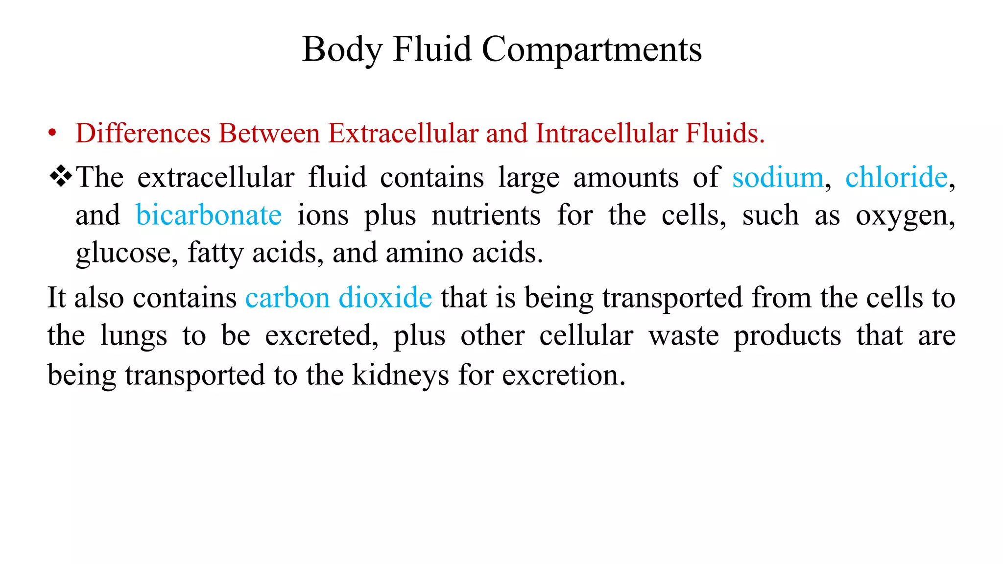 L1 INTRODUCTION TO PHYSIOLOGY & BODY FLUIDS COMPARTMENTS.pptx ...