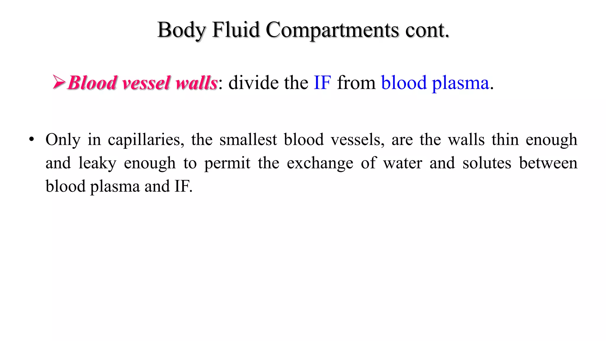 L1 INTRODUCTION TO PHYSIOLOGY & BODY FLUIDS COMPARTMENTS.pptx ...