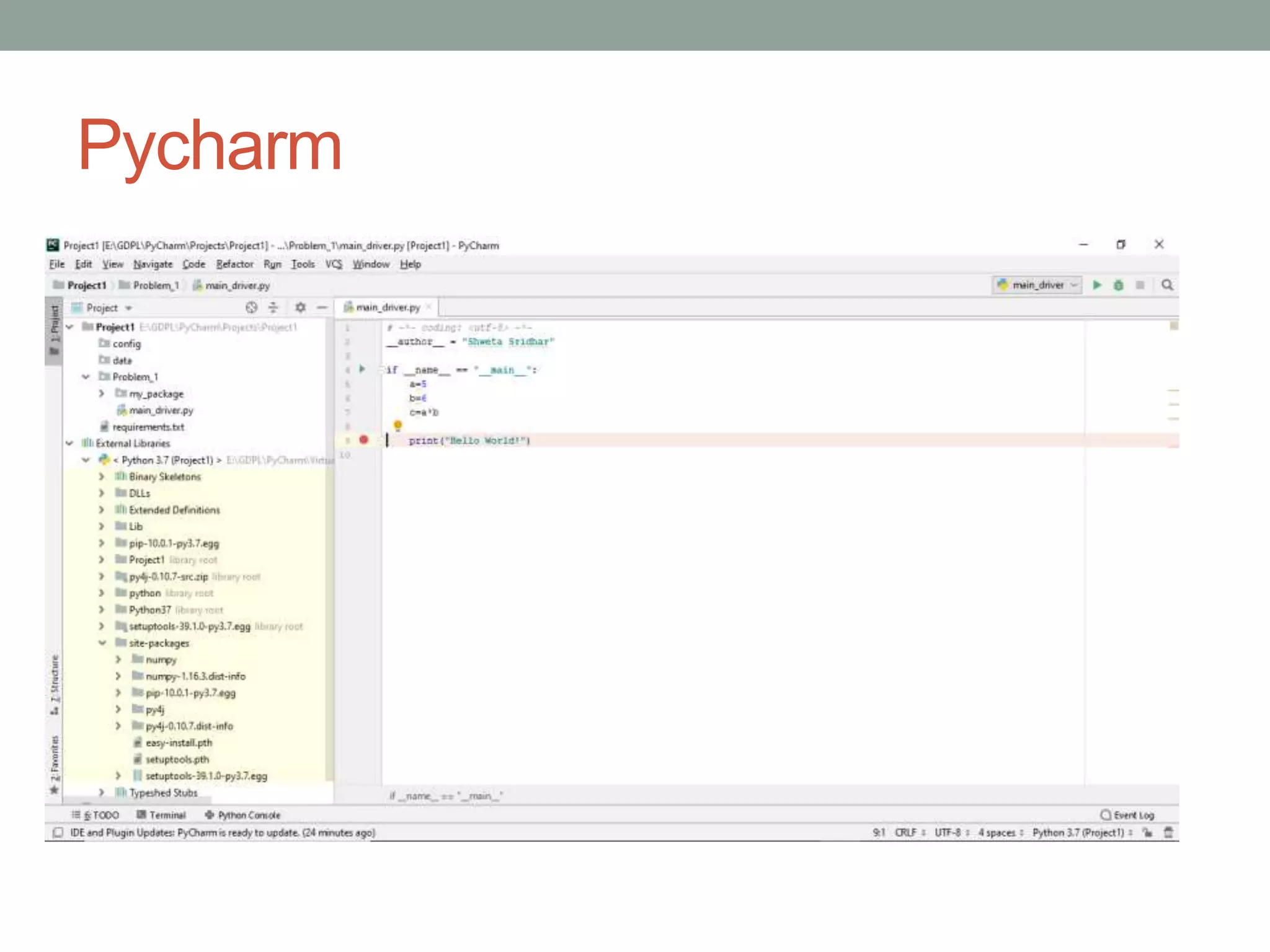 Introduction to python history and platforms | PPTX