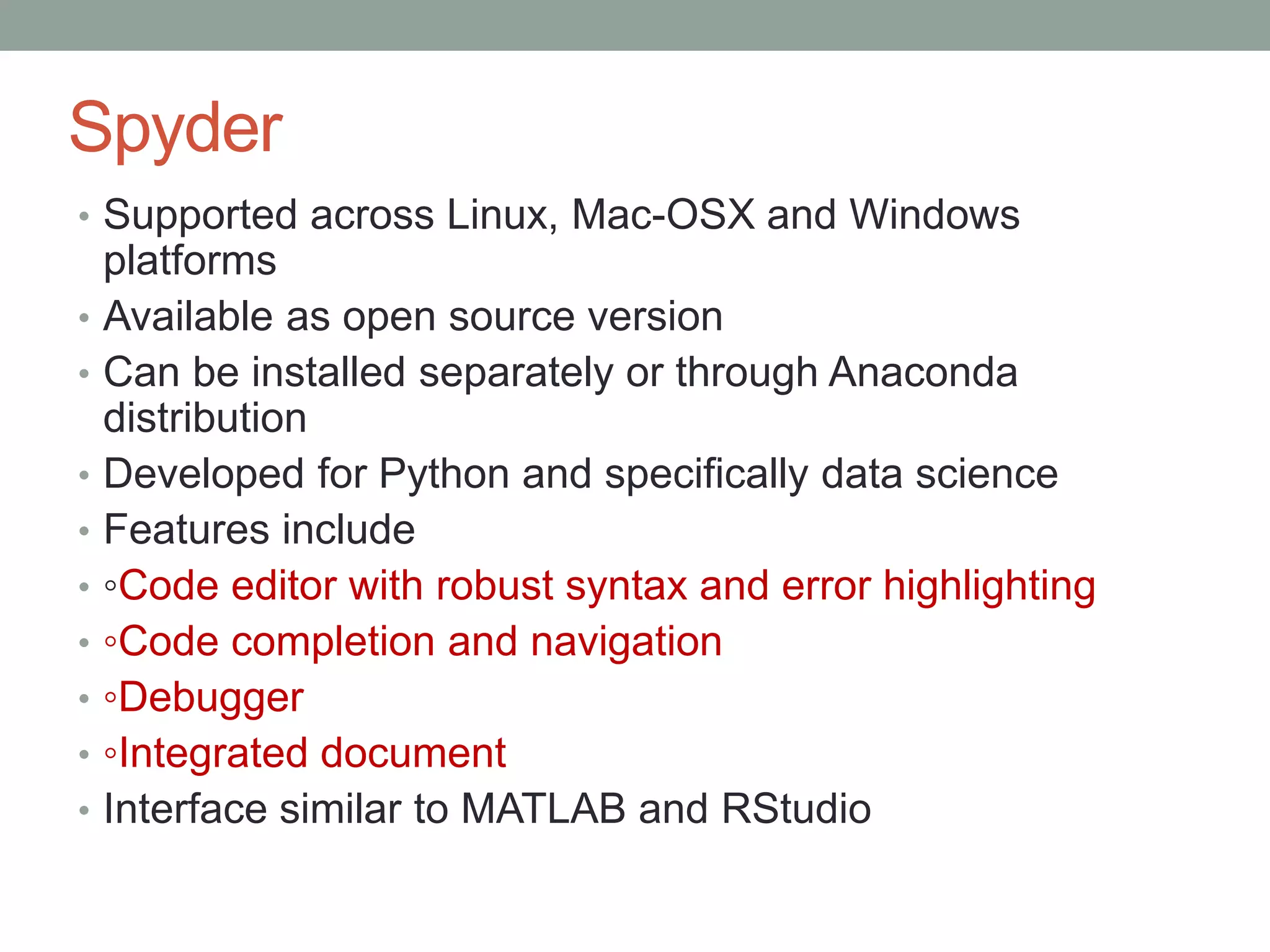 Introduction to python history and platforms | PPTX
