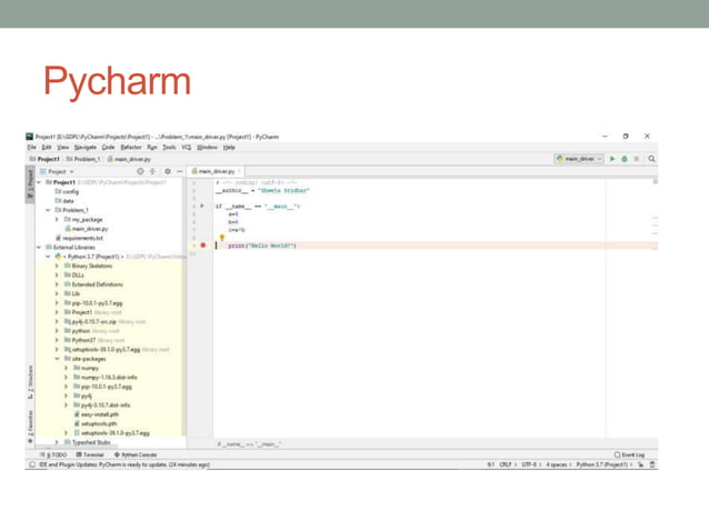 Introduction to python history and platforms | PPTX | Shareware and ...