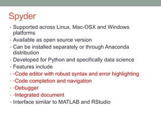 Introduction to python history and platforms | PPTX