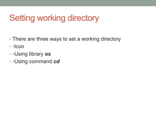 Introduction to python history and platforms | PPTX