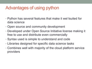 Introduction to python history and platforms | PPT