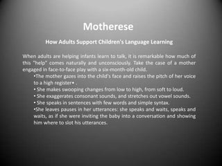 L1 language acquisition ii | PPTX | Parenting Babies and Toddlers ...