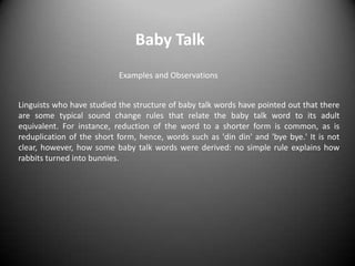 L language acquisition ii | PPTX