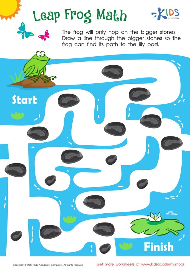 Leap Frog Math - Kindergarten Math Worksheets | PDF