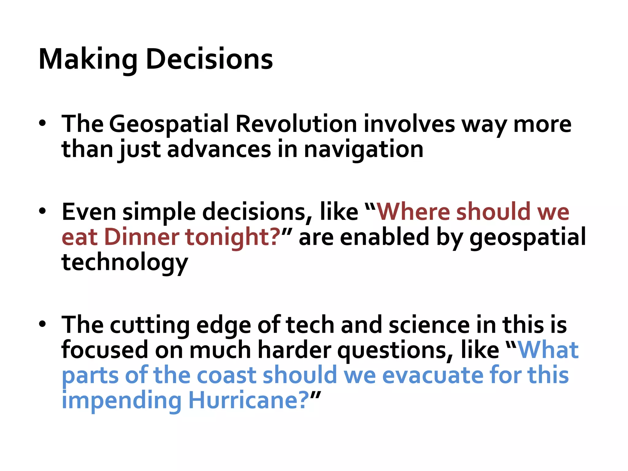 Maps and the Geospatial Revolution: Lesson 1, Lecture 1 | PPT