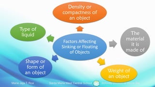 Materials that Float and Sink | PDF