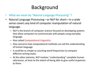 L1 nlp intro | PPT