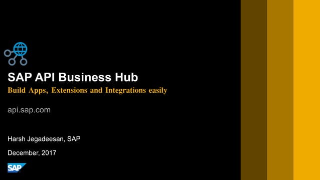 L1 Overview SAP API Business Hub | PPTX | Cloud Computing | Internet