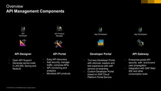 L1 Overview SAP Cloud Platform API Management | PPTX