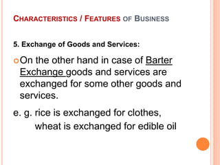 Business and Characteristics of business | PPTX