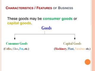 Business and Characteristics of business | PPTX