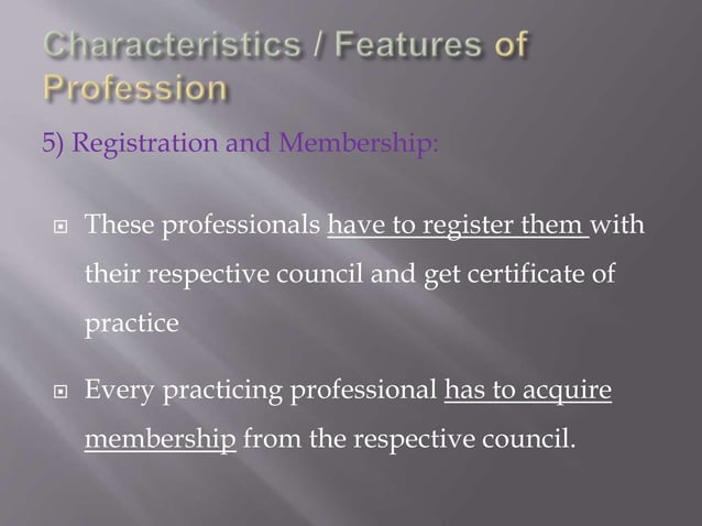 Grade 11 Profession and Characteristics | PPTX
