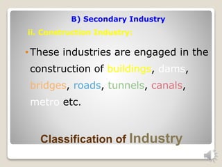 Grade 11 Classification of Industry | PPTX