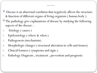 Introduction to pathology : Cell Injury | PPT