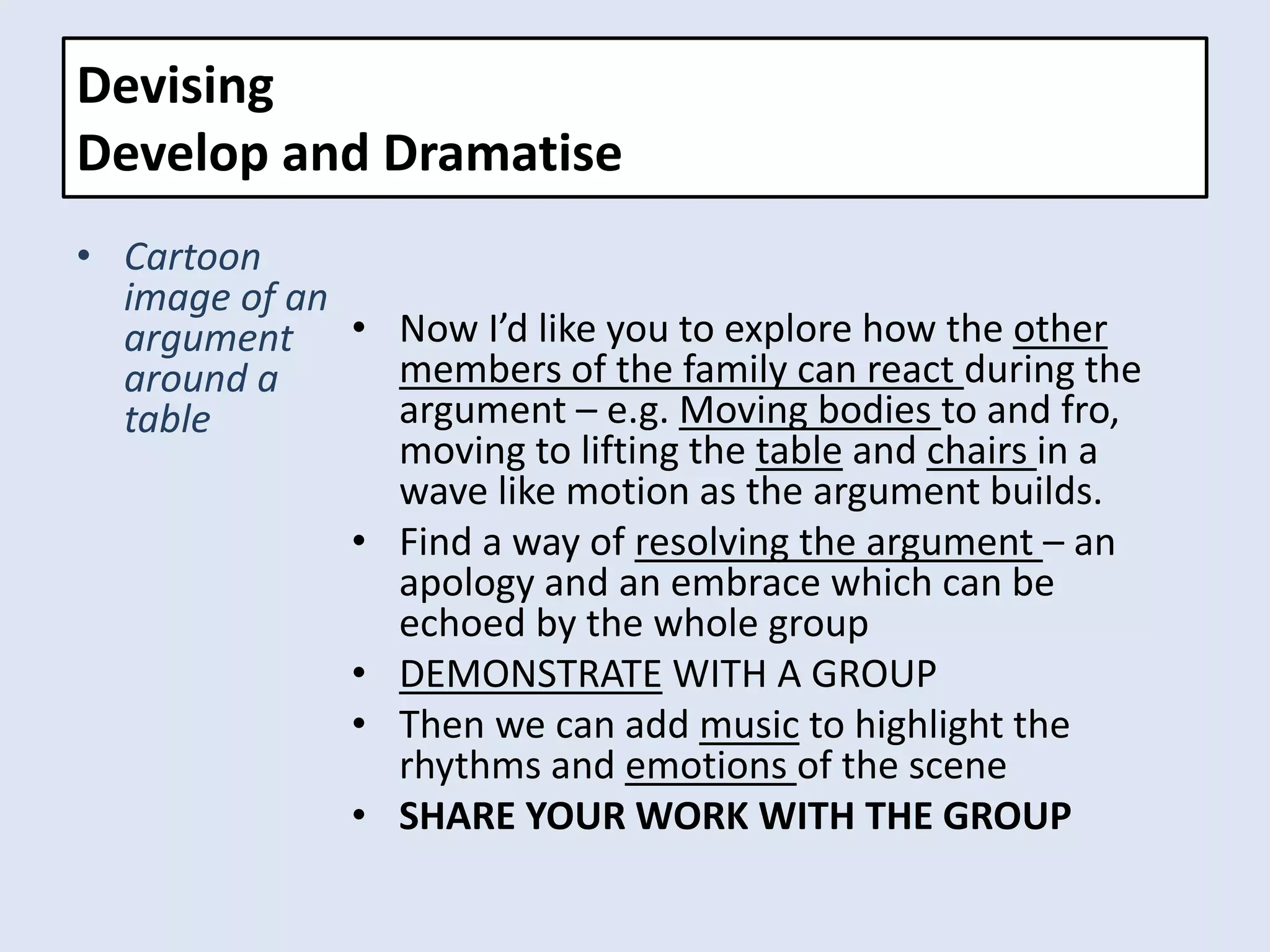 L1 Physical Theatre: Skills | PPTX