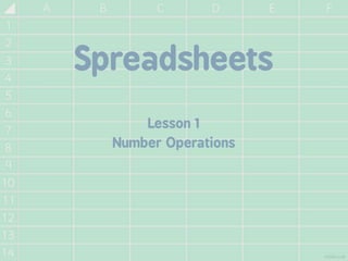 L1 presentation number operations | PPT