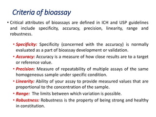 Principles of bioassay | PPTX | Medical Tests | Medical Health
