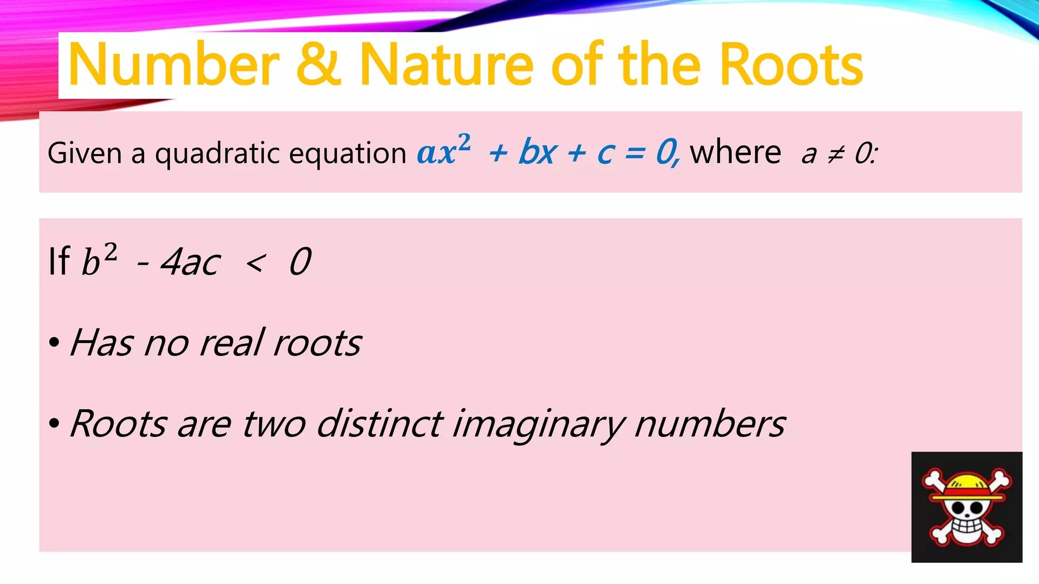 L1 Quadratic Equations.pptx | Physics | Science