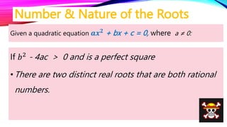 L1 Quadratic Equations.pptx | Physics | Science
