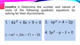 L1 Quadratic Equations.pptx | Physics | Science