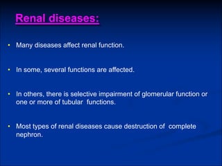 L1) Renal function tests.pdf lmmu, lusaka | PDF