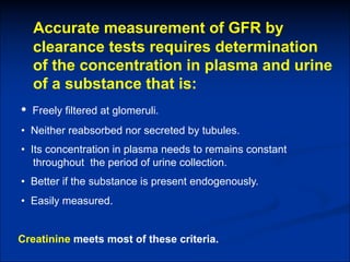 L1) Renal function tests.pdf lmmu, lusaka | PPT