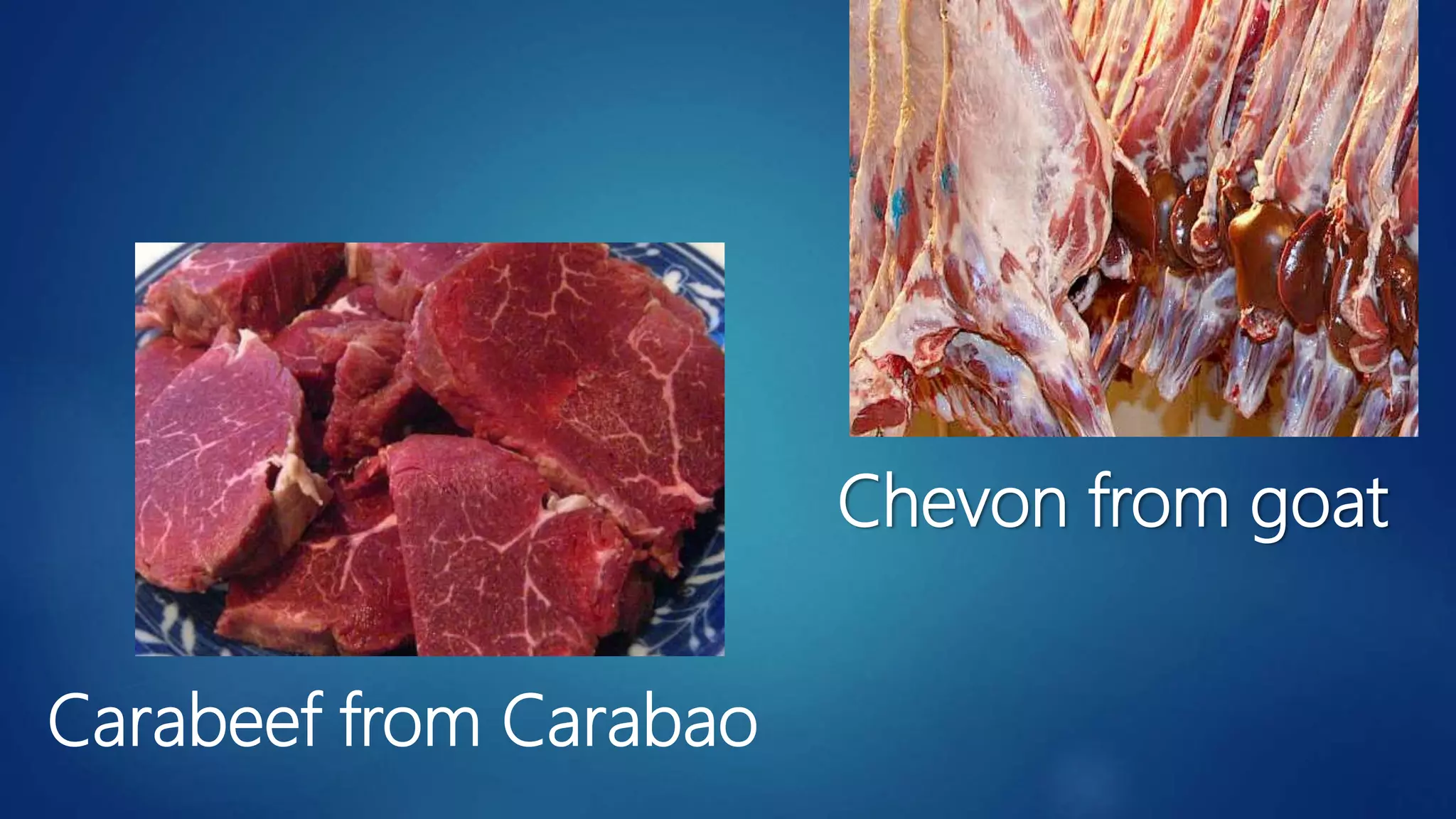 L1 tle8 kinds of meat & poultry for processing | PPTX