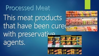 L1 tle8 kinds of meat & poultry for processing | PPTX