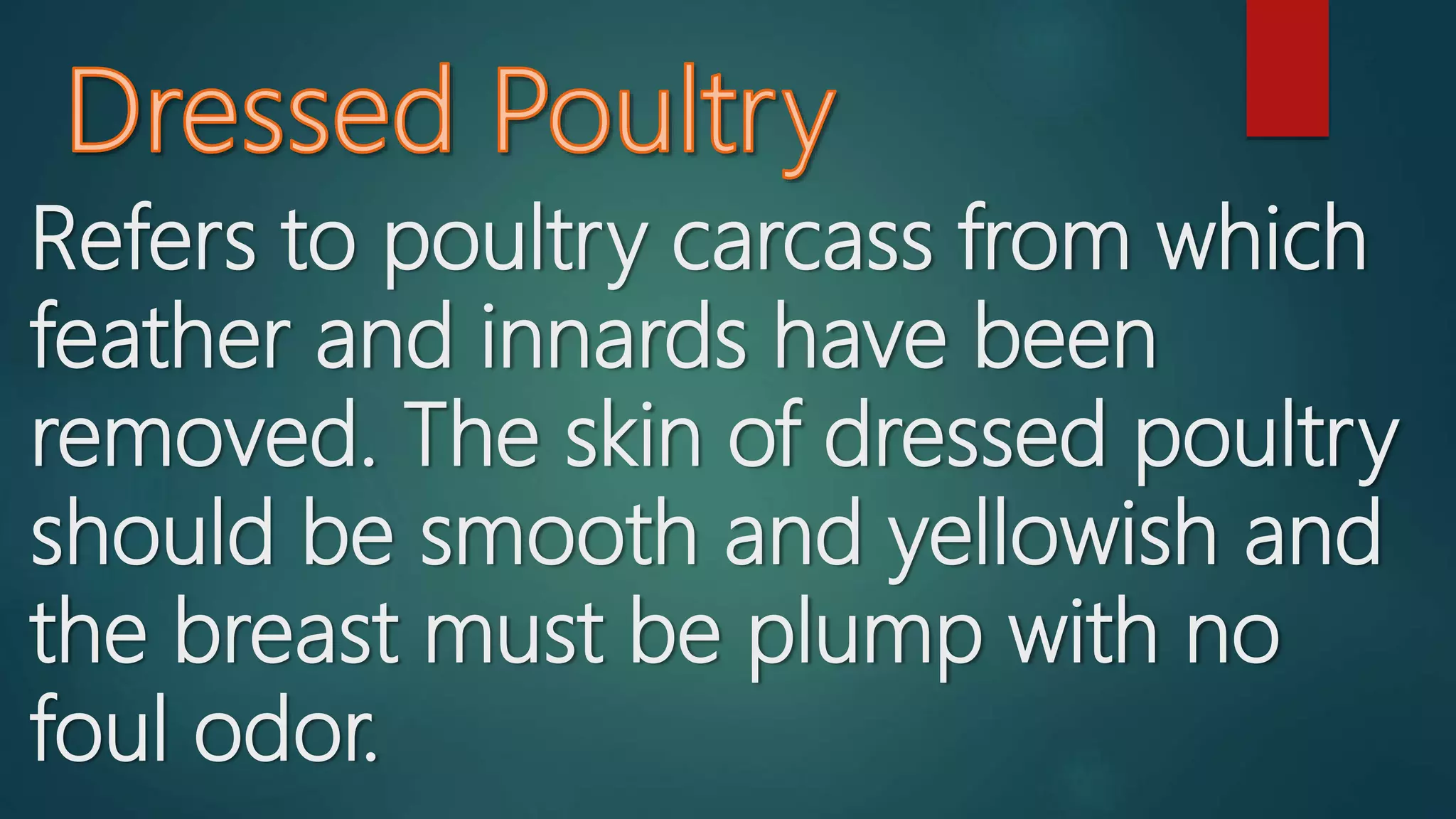 L1 tle8 poultry and process | PPTX