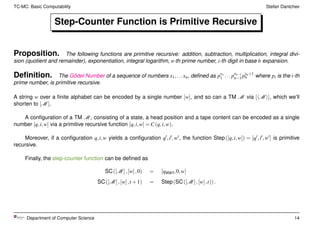 L1_TMs_Primitive_Godel.pdf Theory of com | PPT