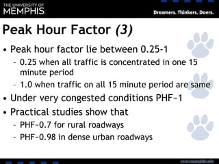 L1 Traffic Flow Parameters | PDF
