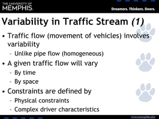 L1 Traffic Flow Parameters | PDF