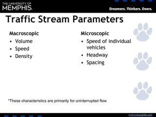L1 Traffic Flow Parameters | PDF