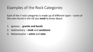 L1 types of rock | PPTX | Geology | Science