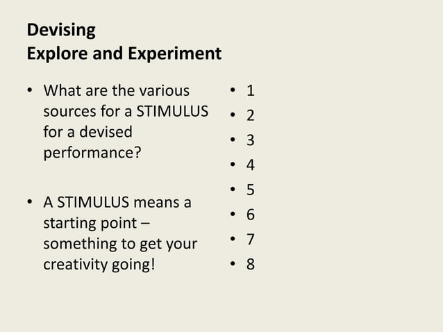 GCSE Devising - Verbatim Theatre L1: Skills | PPTX
