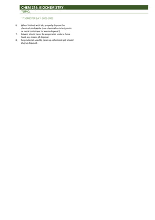 Lesson 1 Worksheet 2 - Lab Safety. Chemistry | DOCX