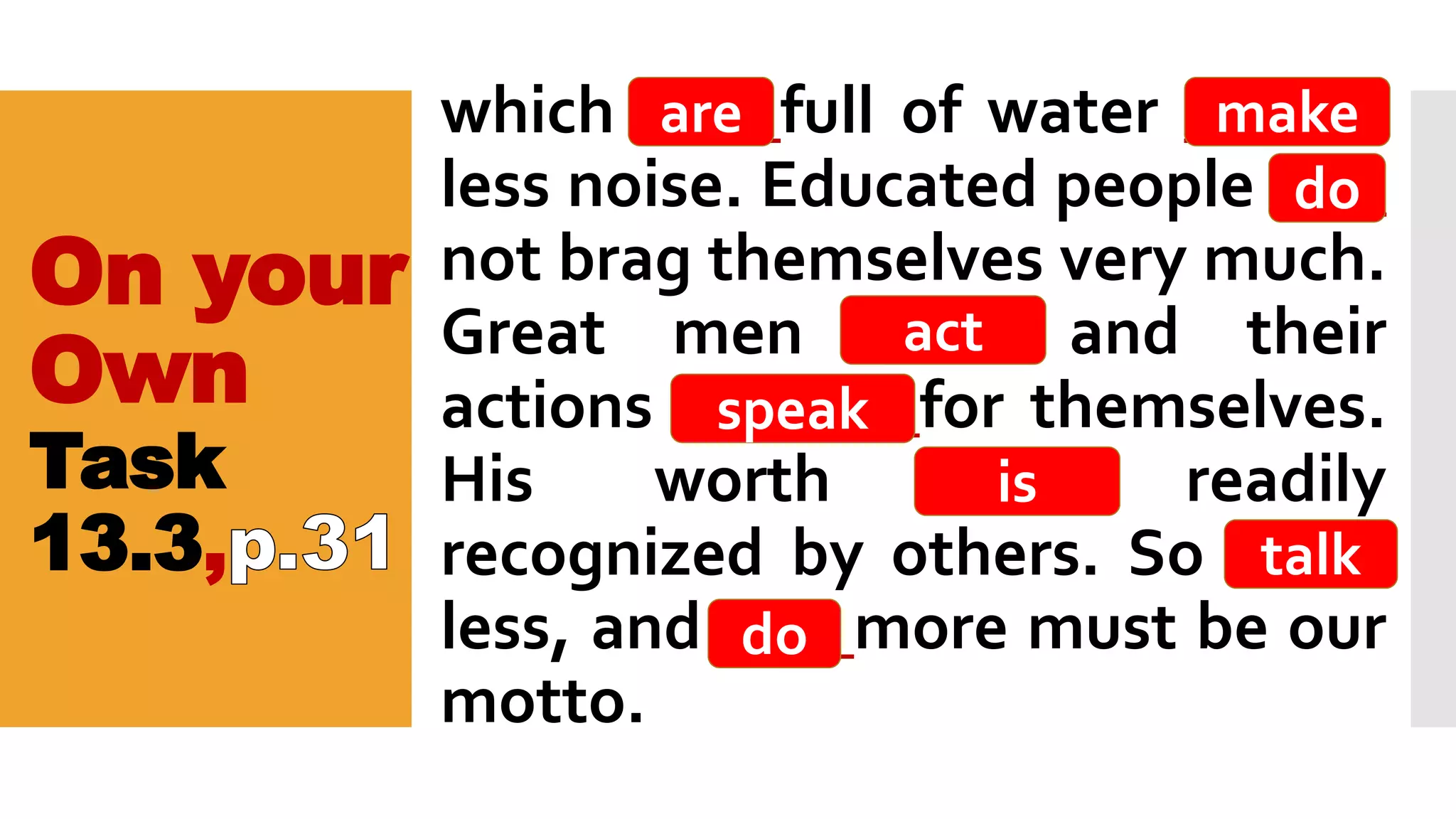 Grade 7 Subject- Verb Agreement | PPTX