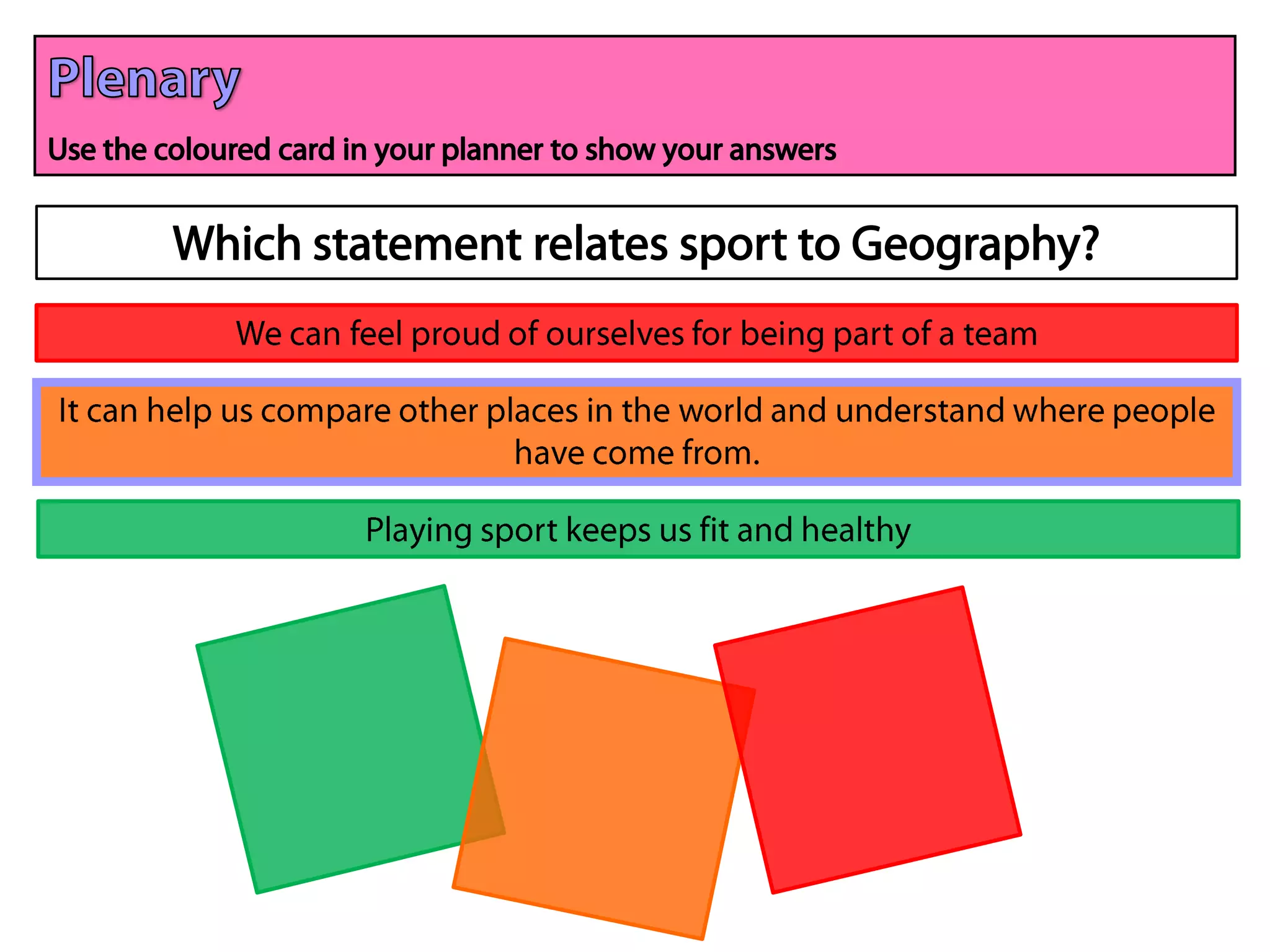 Why Study Sport in Geography? | PPTX