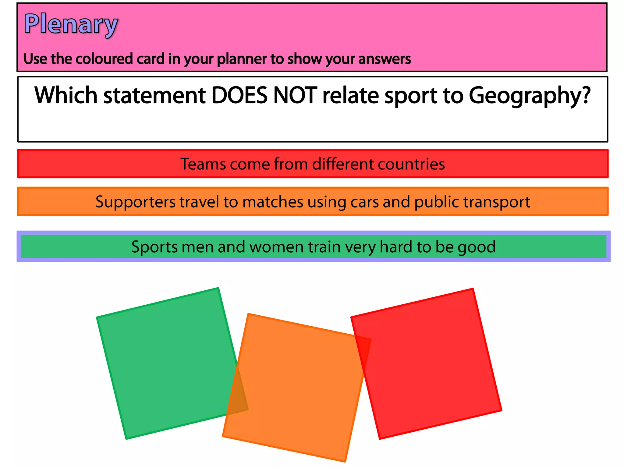 Why Study Sport in Geography? | PPTX