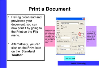 Introduction to word processing in detal | PPT