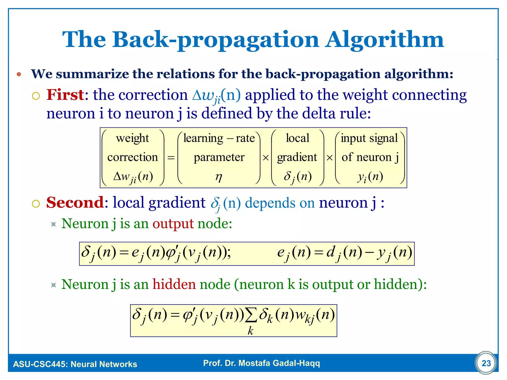 Neural Networks: Multilayer Perceptron | PDF