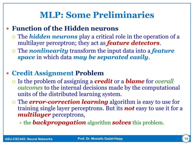 Neural Networks: Multilayer Perceptron | PDF